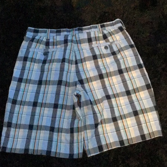 Izod | Shorts | Izod Xfg Blue Plaid Shorts Sz 33 Nwot | Poshmark